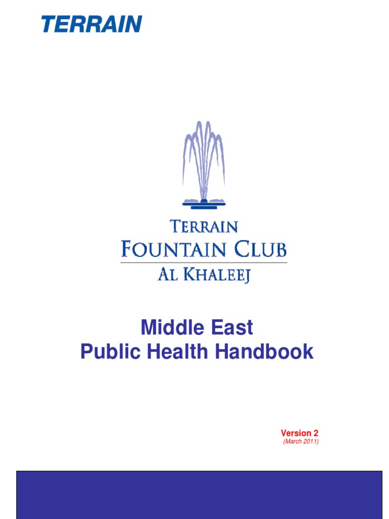 Middle East Public Health Design Handbook v2 | PDF | United Arab ...
