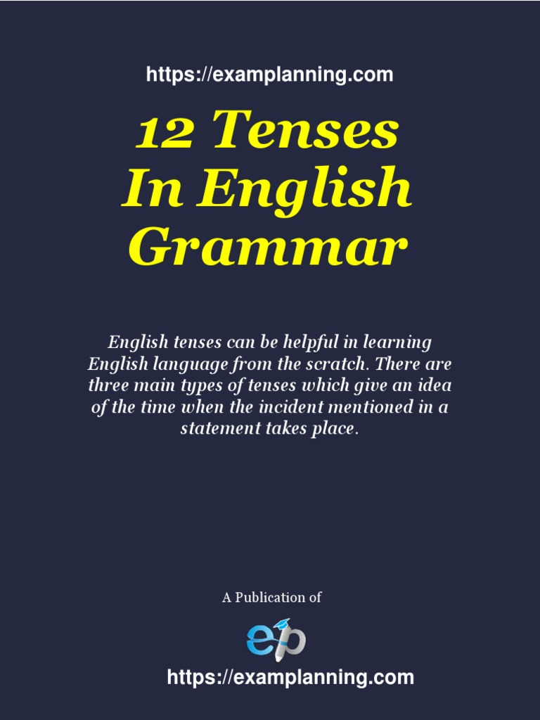 12-Tenses-in-English-Grammar-verb-tenses.pdf | Perfect (Grammar ...