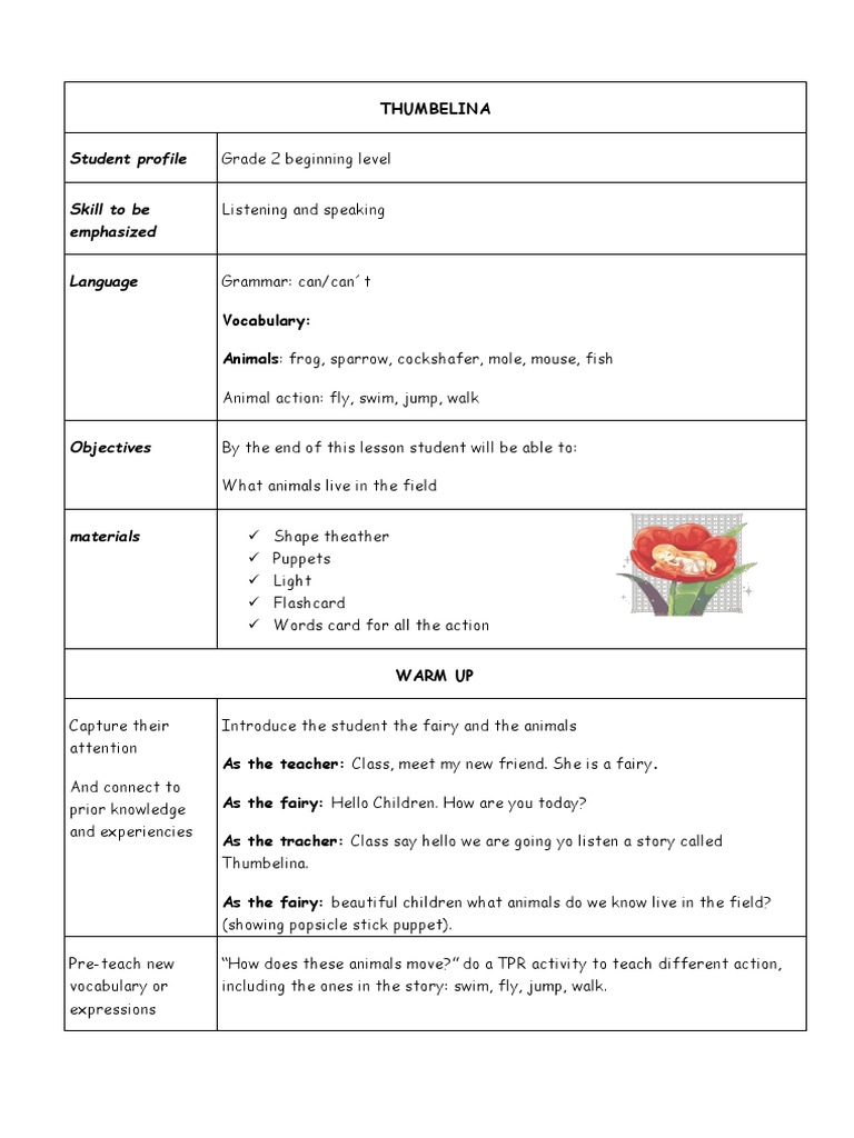Grade 2 Listening & Speaking Lesson Plan | PDF | Human Communication ...