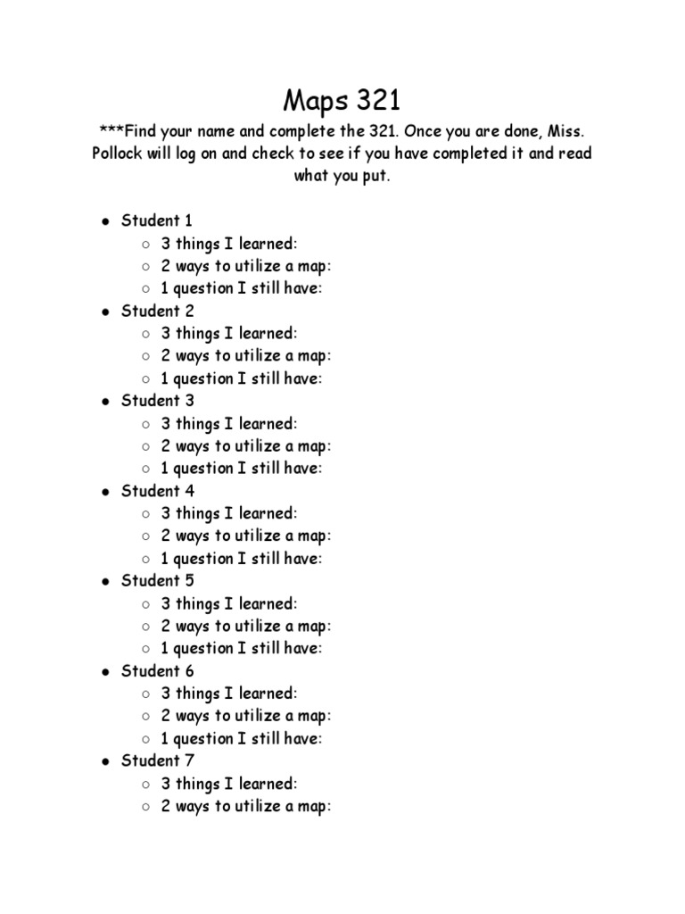 Maps 321 | PDF