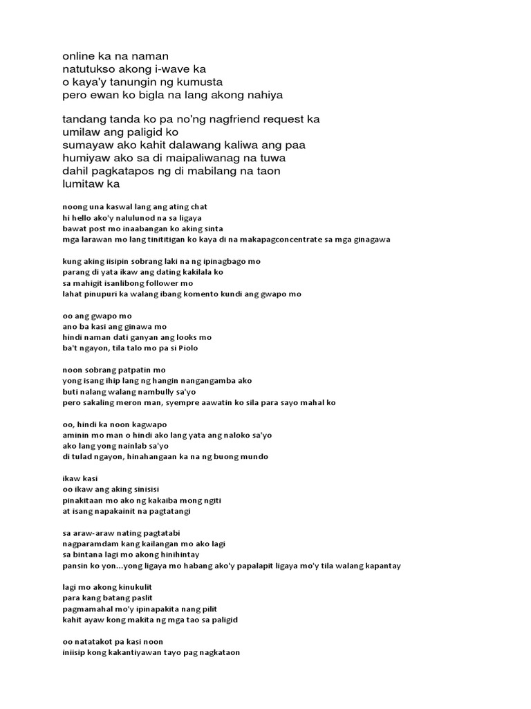 Sana Kung Pwede Na Pwede Pa | PDF