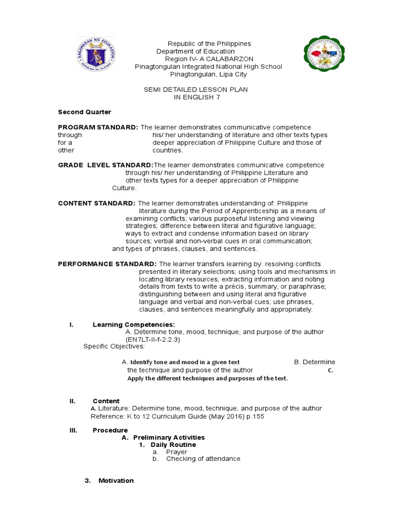 Grade 7 | PDF | Narration | Narrative