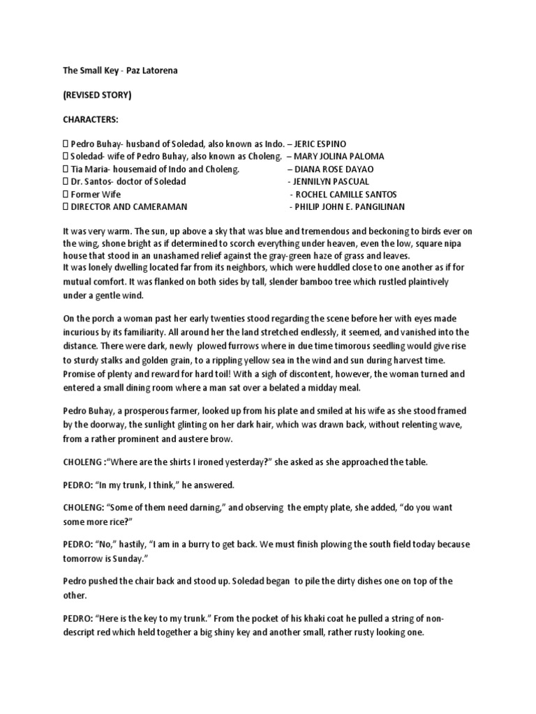 The Small Key Script | PDF | Nature