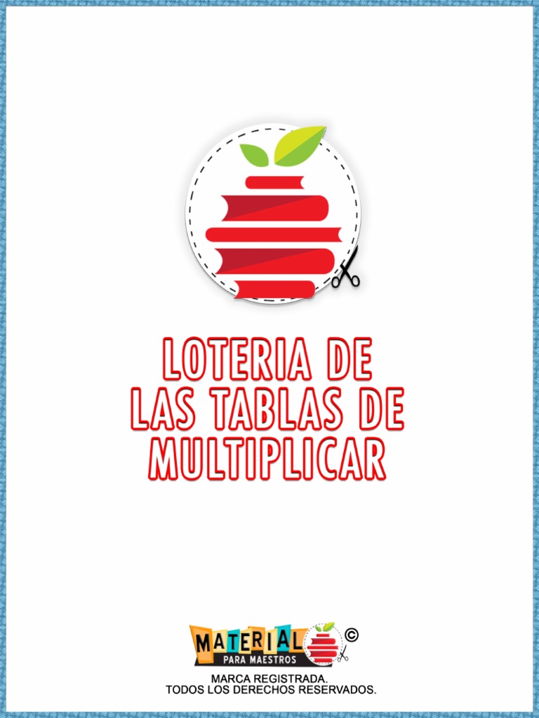 Loteria Tablas de Multiplicar | PDF