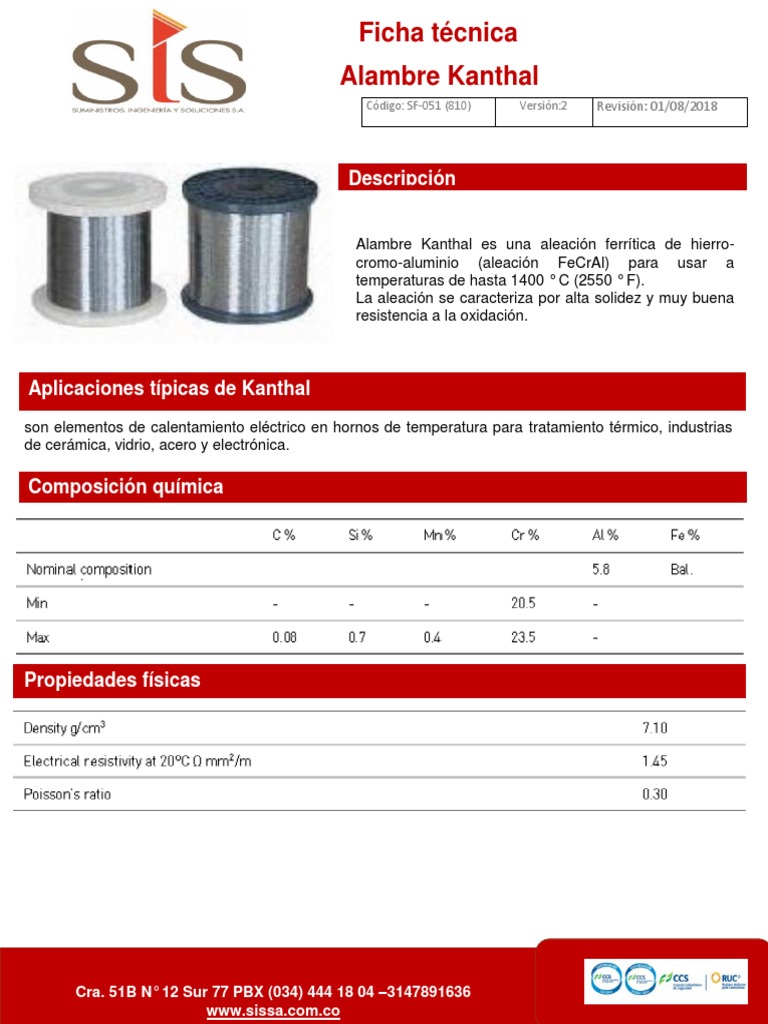 Kanthal | PDF