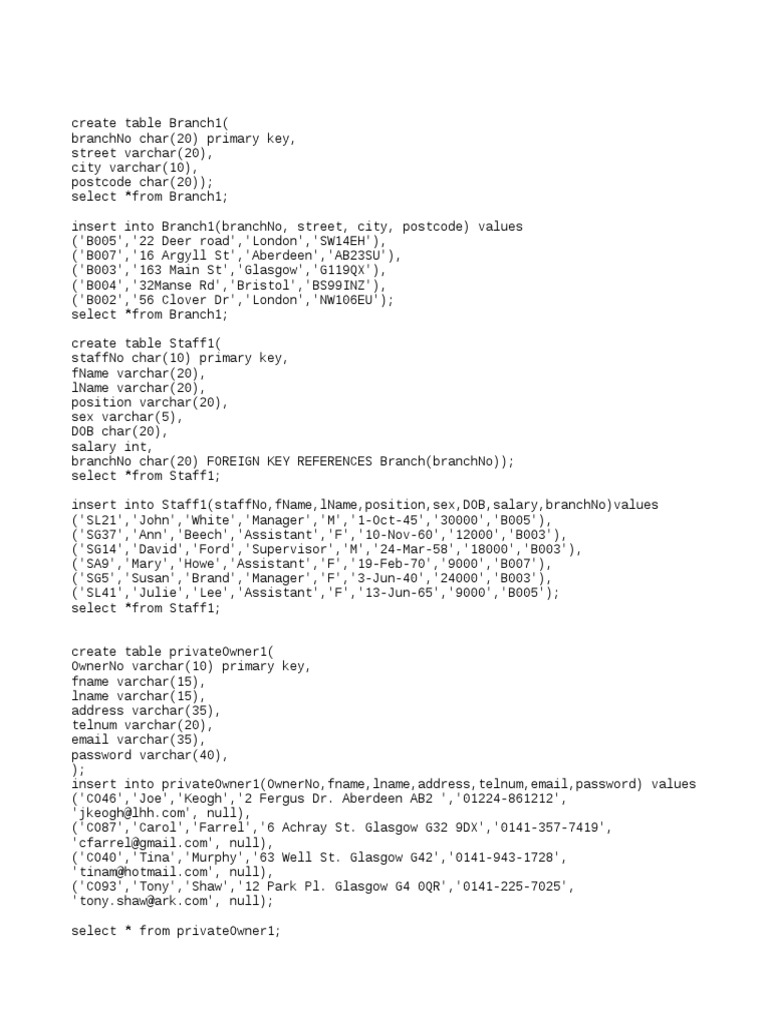 Dtabase | PDF | Computer Data | Sql