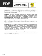 SCI - 201 Formulario | PDF | Derecho
