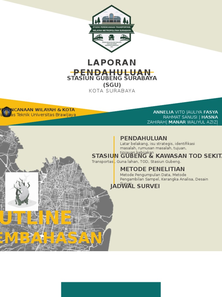 Studio Perencanaan Transportasi - Stasiun Gubeng | PDF