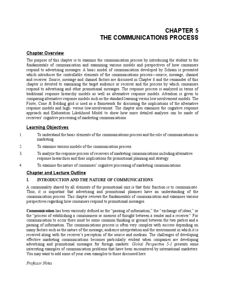 Understanding the Communications Process | PDF | Communication ...