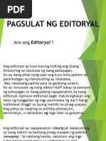 Fil.3 Module 3-4 Pagsulat NG Editoryal at Kulom Editoryal | PDF