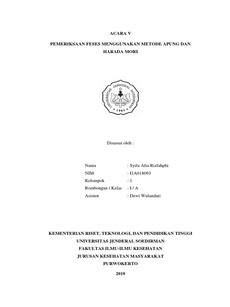 Acara V Pemeriksaan Feses | PDF