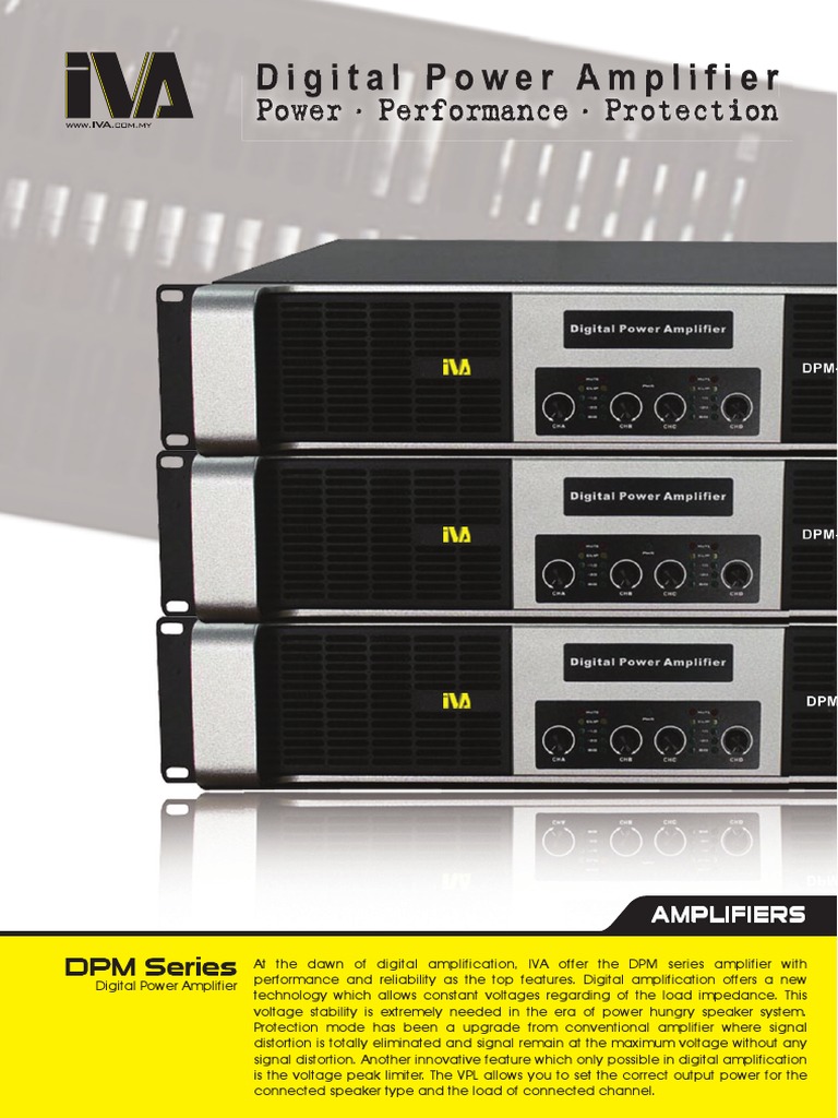 Power Amplifier | PDF | Amplifier | Loudspeaker