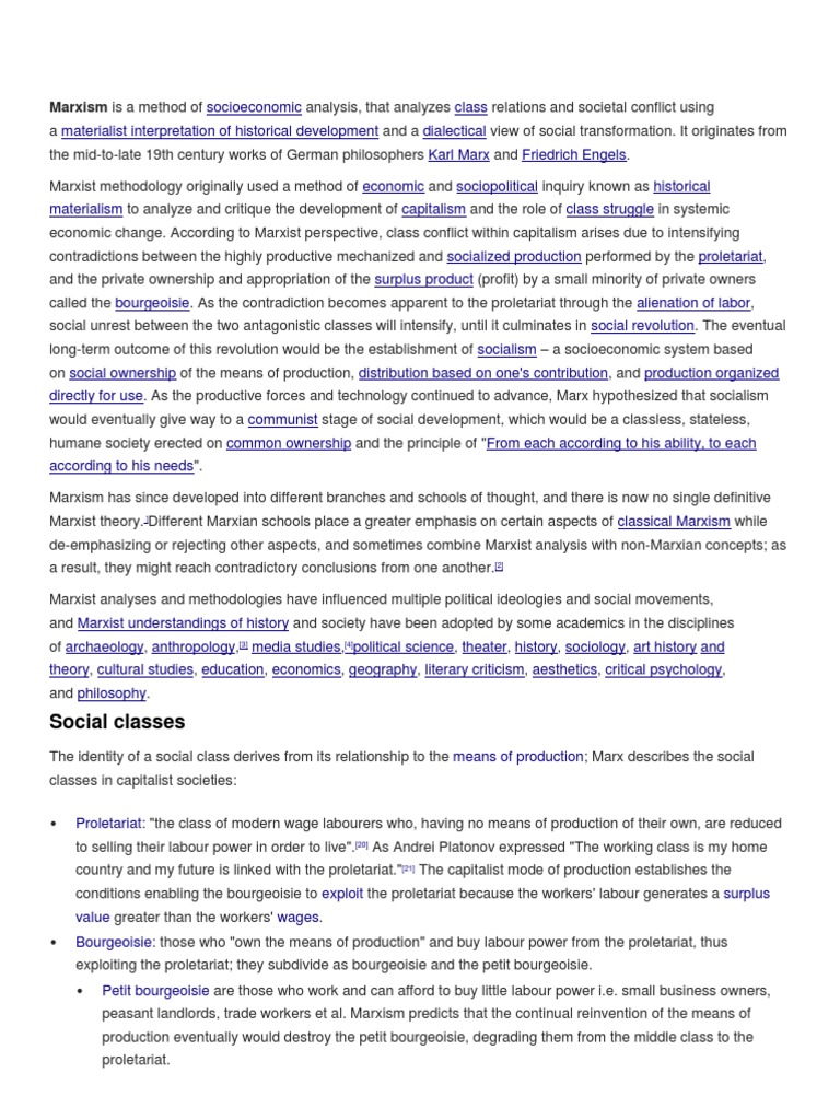 Note For DISS | PDF | Marxism | Capitalism