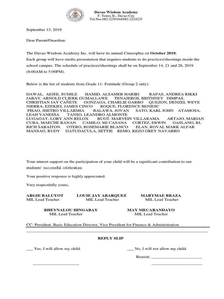 Sample Letter MIL | PDF