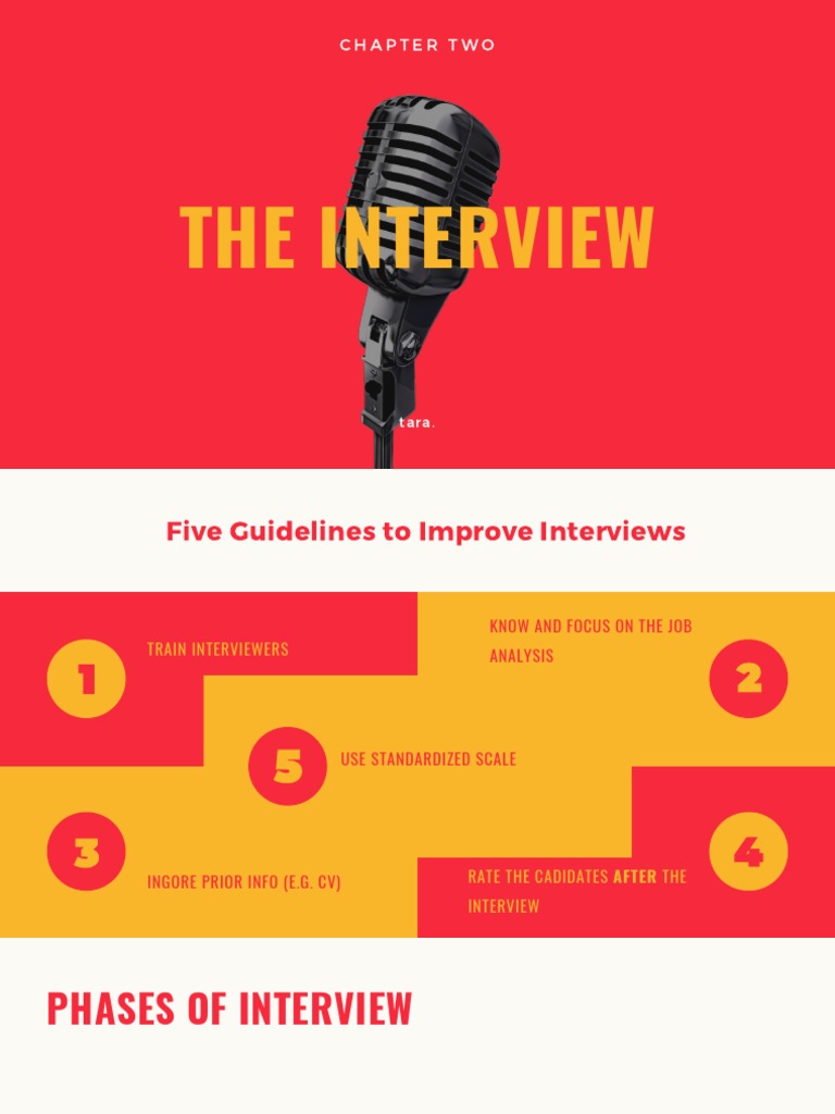 The Interview: Chapter Two | PDF | Job Interview | Psychological Concepts