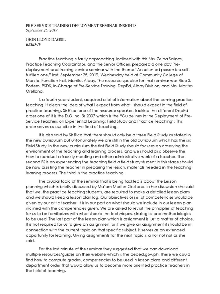 Insights | PDF | Lesson Plan | Epistemology