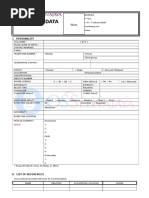 CONTOH Personal Data Form Unggul Dwi | PDF
