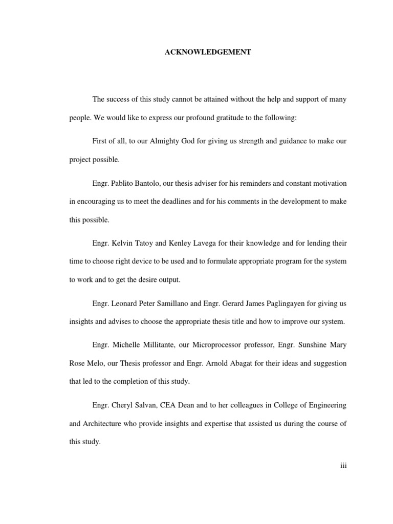 Acknowledgement H | PDF | Electrical Engineering | Computing