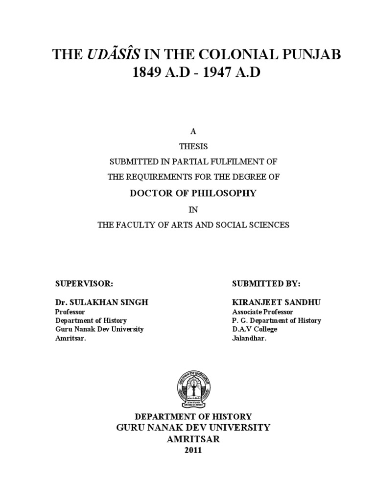 Udasi Literature | PDF | Guru Nanak | Punjab