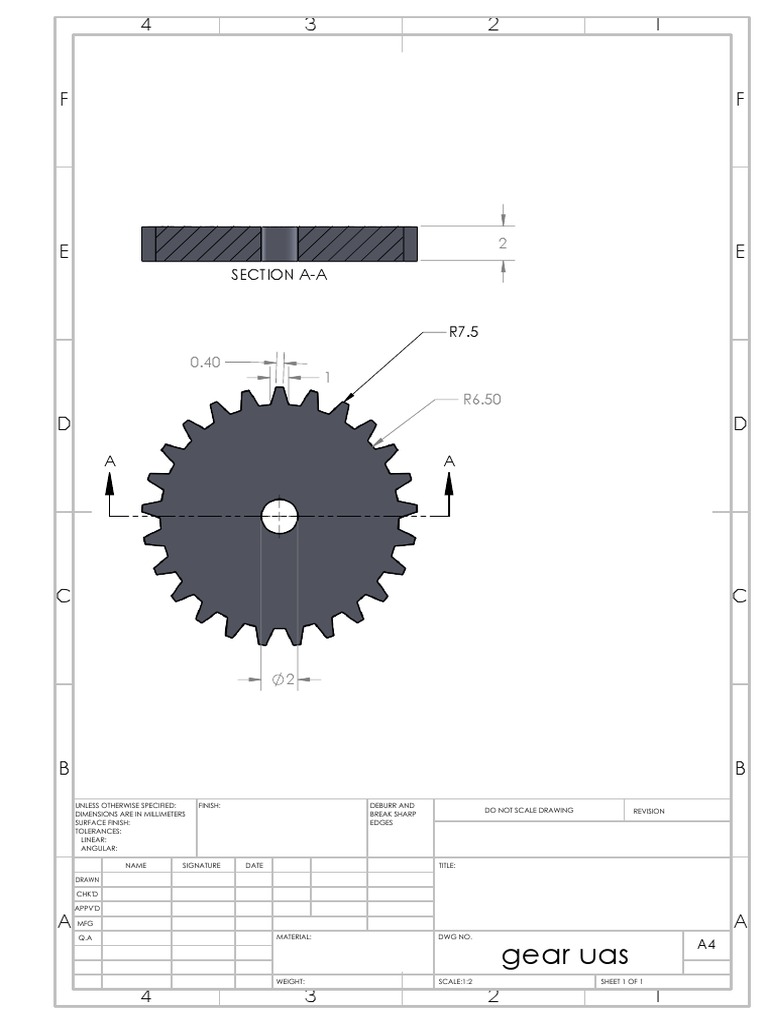 Gear UAS Technical Drawing | PDF | Nature