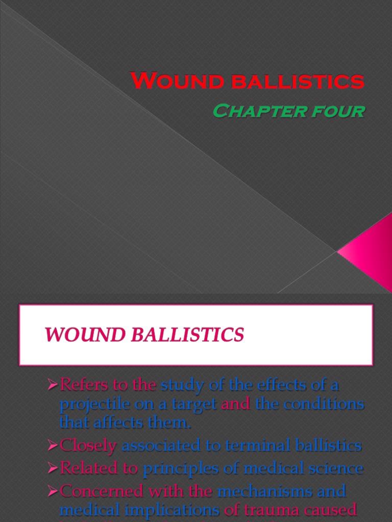 Analysis of Gunshot Injuries: A Comprehensive Study of Firearm Wound ...