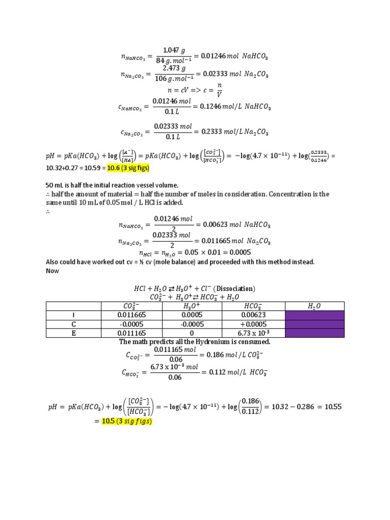 CHEM1002 Lab 7 Working | PDF | Concentration | Analysis