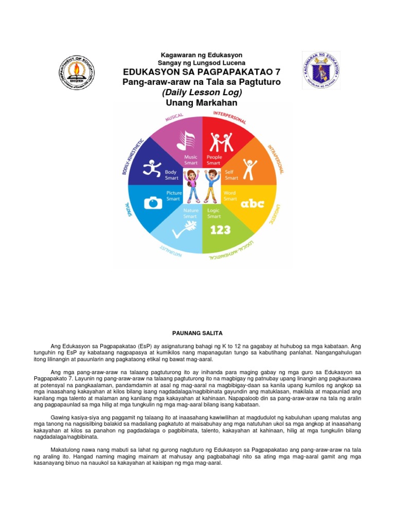 Preliminaries DLL Esp7 PDF | PDF