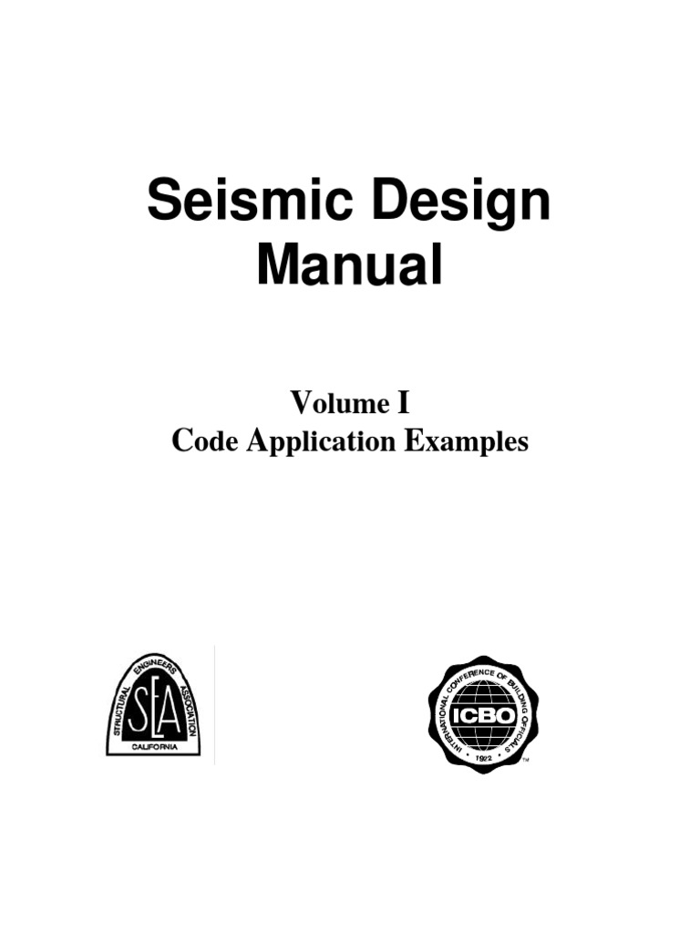 SEAOC Seismic Design Manual - Vol 1 - Code, Application Examples PDF ...