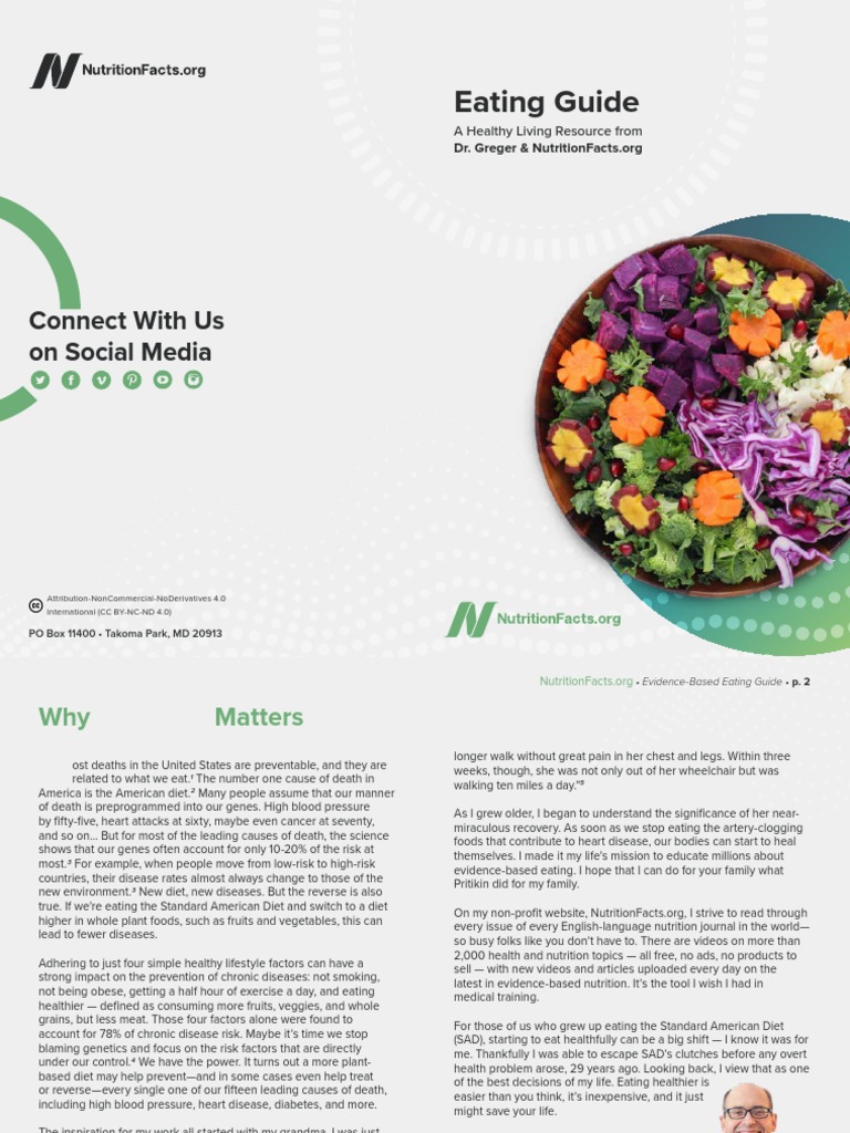 Evidence-Based Eating Guide | PDF | Foods | Nutrition