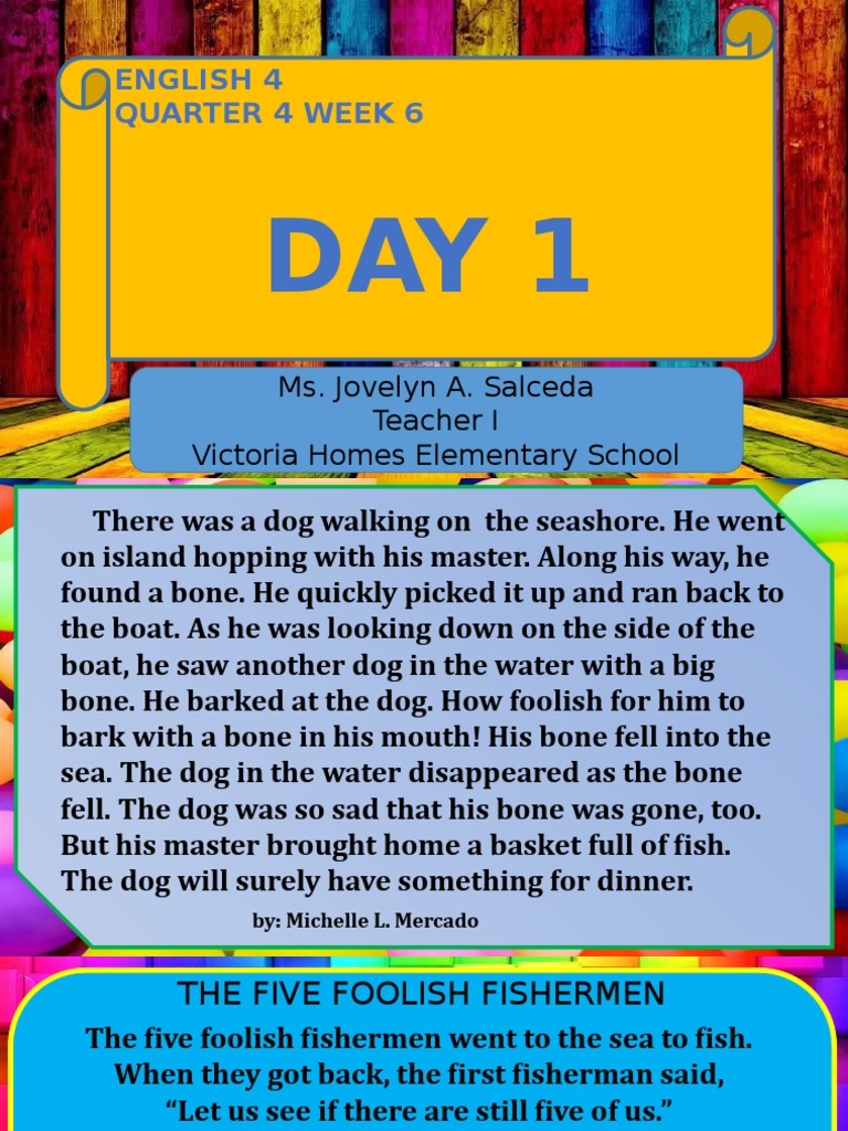 English Quarter 4 Week 6 | PDF | Fisherman