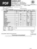 Peripheral Blood Smear Report Sample | PDF