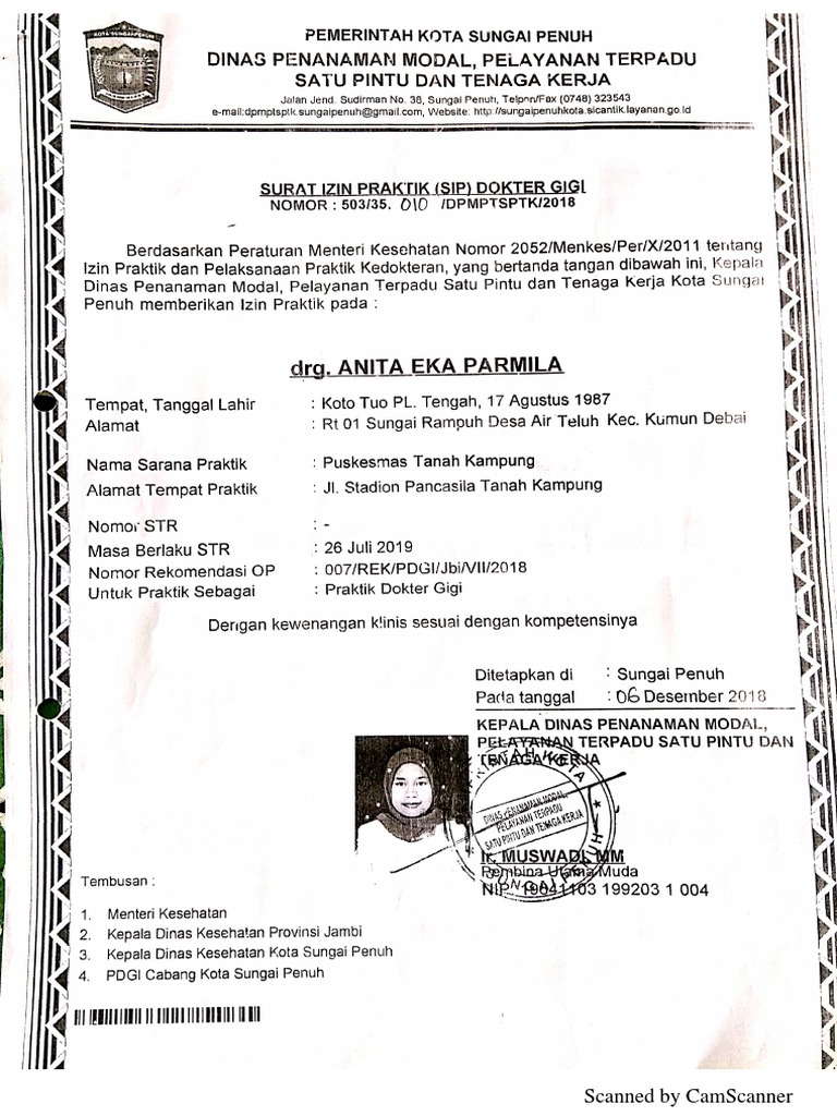 SIP Dokter | PDF