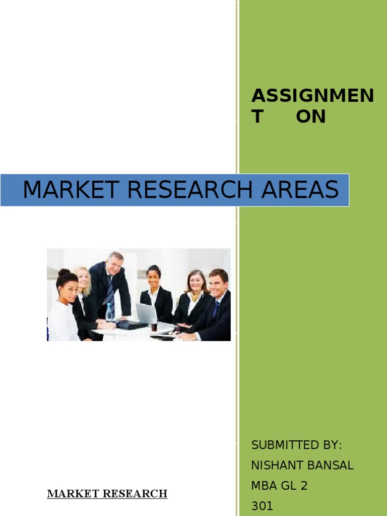 Key Areas of Market Research | PDF | Marketing Research | Quantitative ...