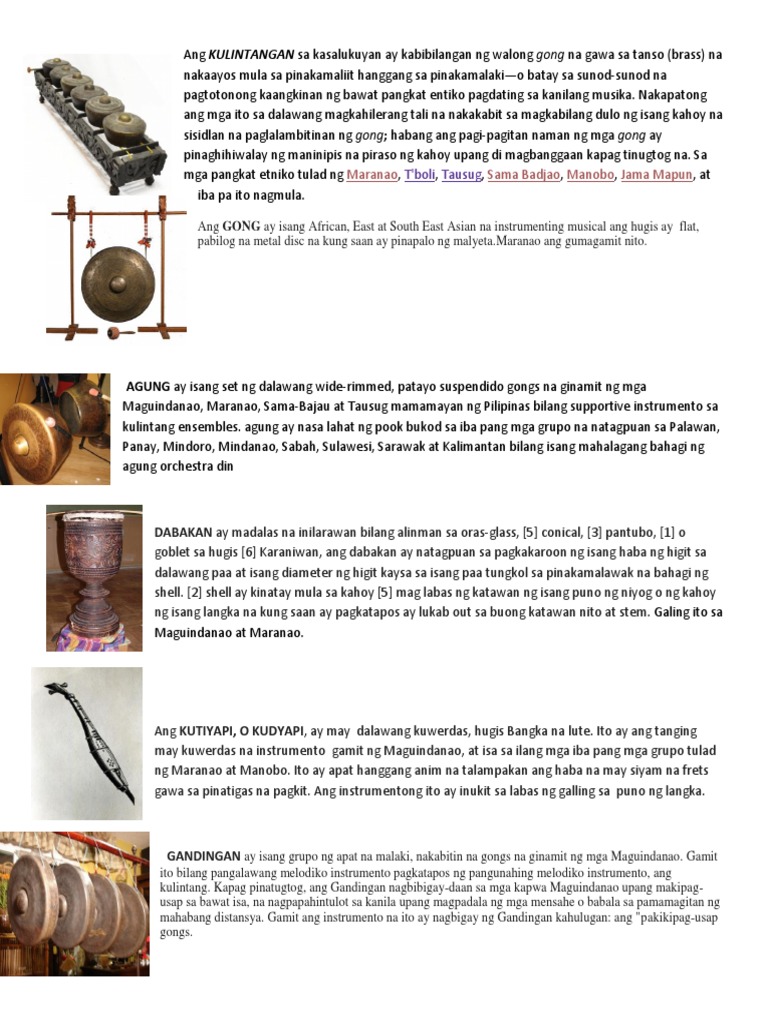 Ang-Instrumento Sa Mindanao