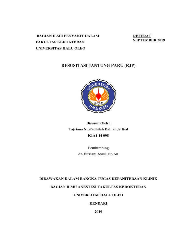 Resusitasi Jantung Paru (RJP) | PDF | Kesehatan Holistik