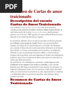 Cartas de Amor Traicionado - Isabel Allende | PDF | Amor