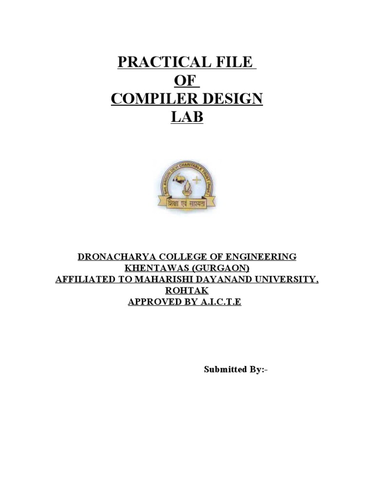 Practical File OF Compiler Design LAB | PDF | Parsing | C (Programming ... Practical File OF Compiler Design LAB | PDF | Parsing | C (Programming ...