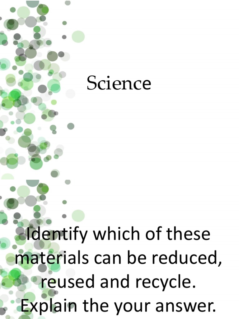 Science Grade 5 | PDF | Economy And The Environment | Waste