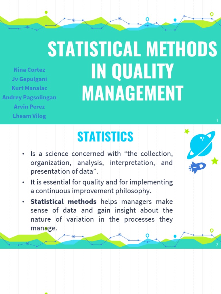 Statistical Methods in Quality Management | PDF | Statistical ...