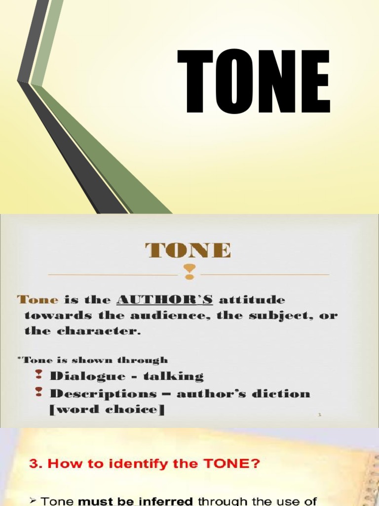 Tone, Mood Technique and Purpose of an Author 2