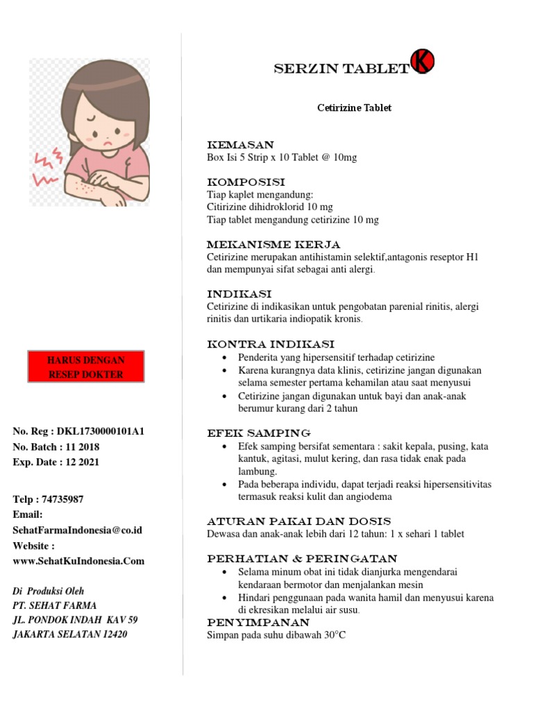 Serzin Tablet BROSUR | PDF