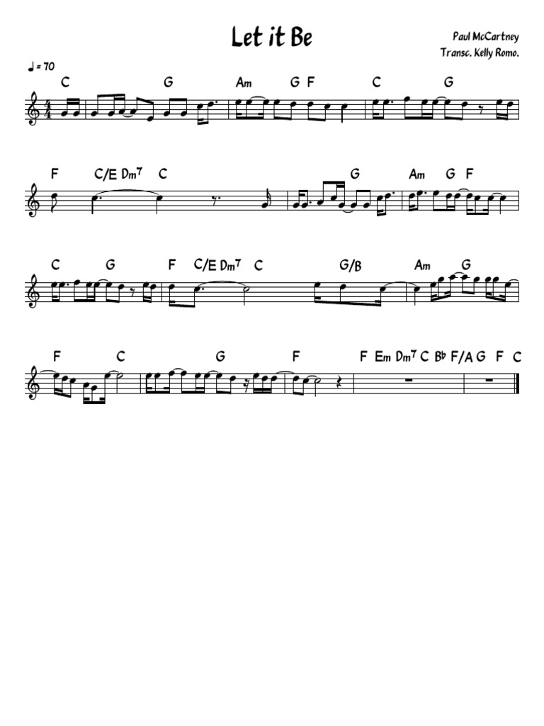 Let It Be | PDF