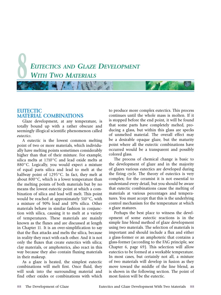 Ceramic Spectrum | PDF | Porcelain | Melting Point