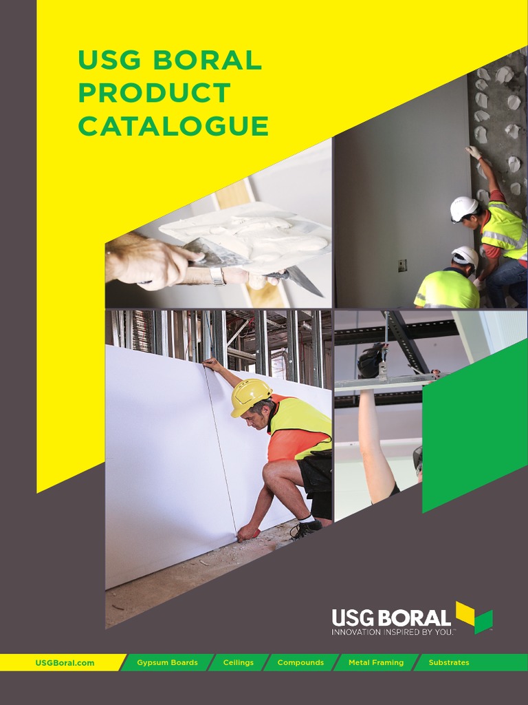 USG Boral Product Catalogue PDF | PDF | Drywall | Wall