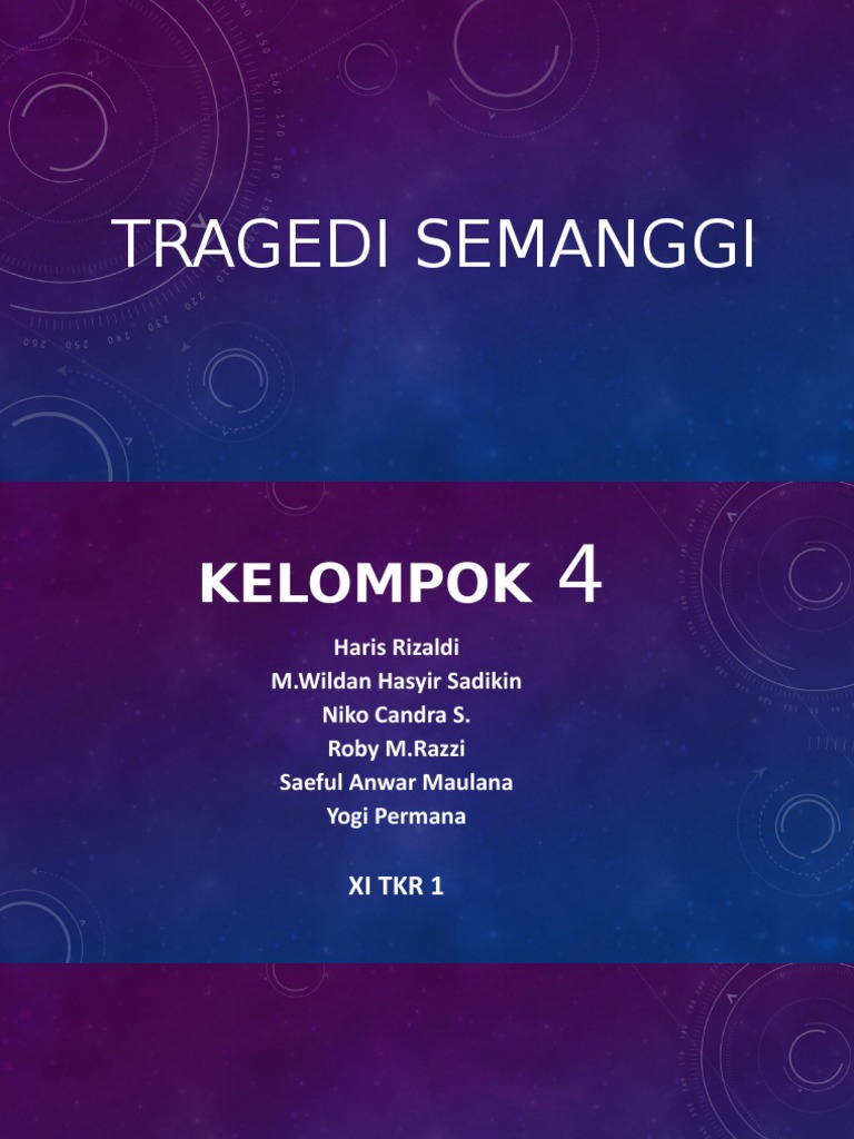 Kronologi Tragedi Semanggi 1998-1999 | PDF