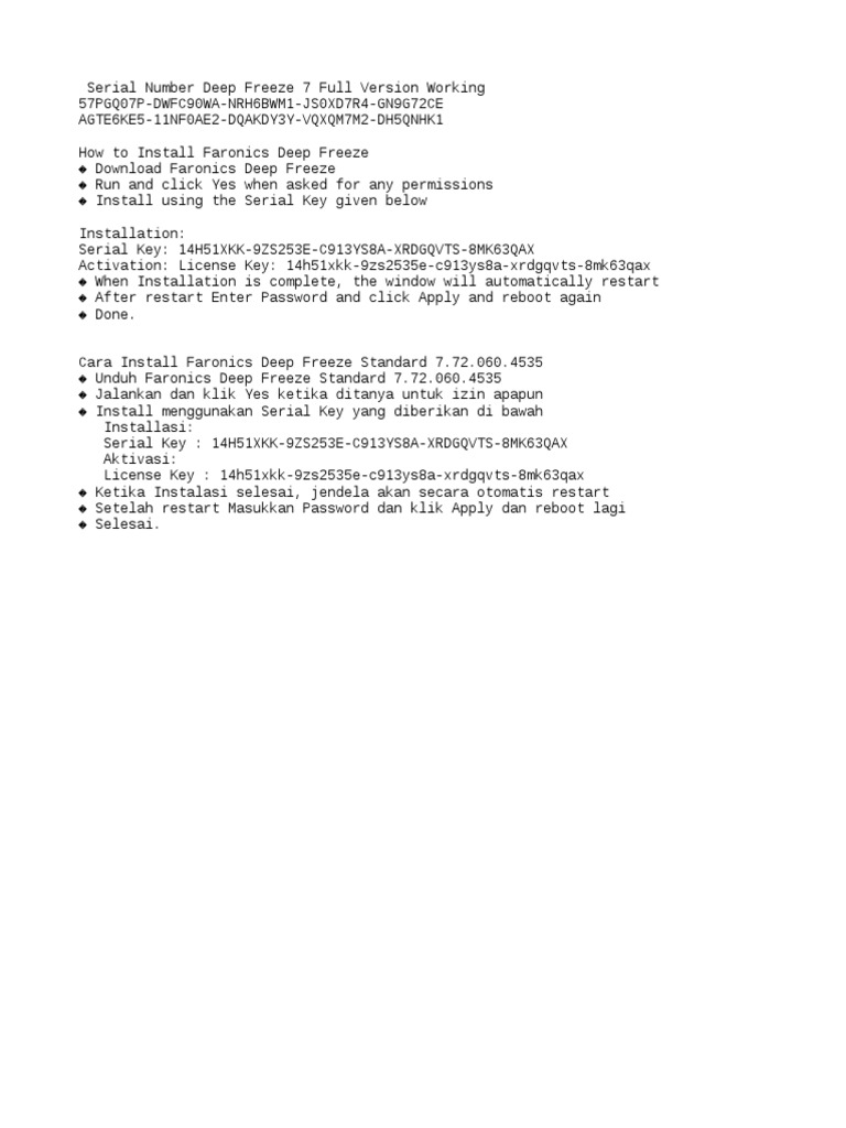 Serial Key | PDF