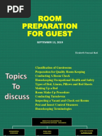 Housekeeping Room Status Report | PDF