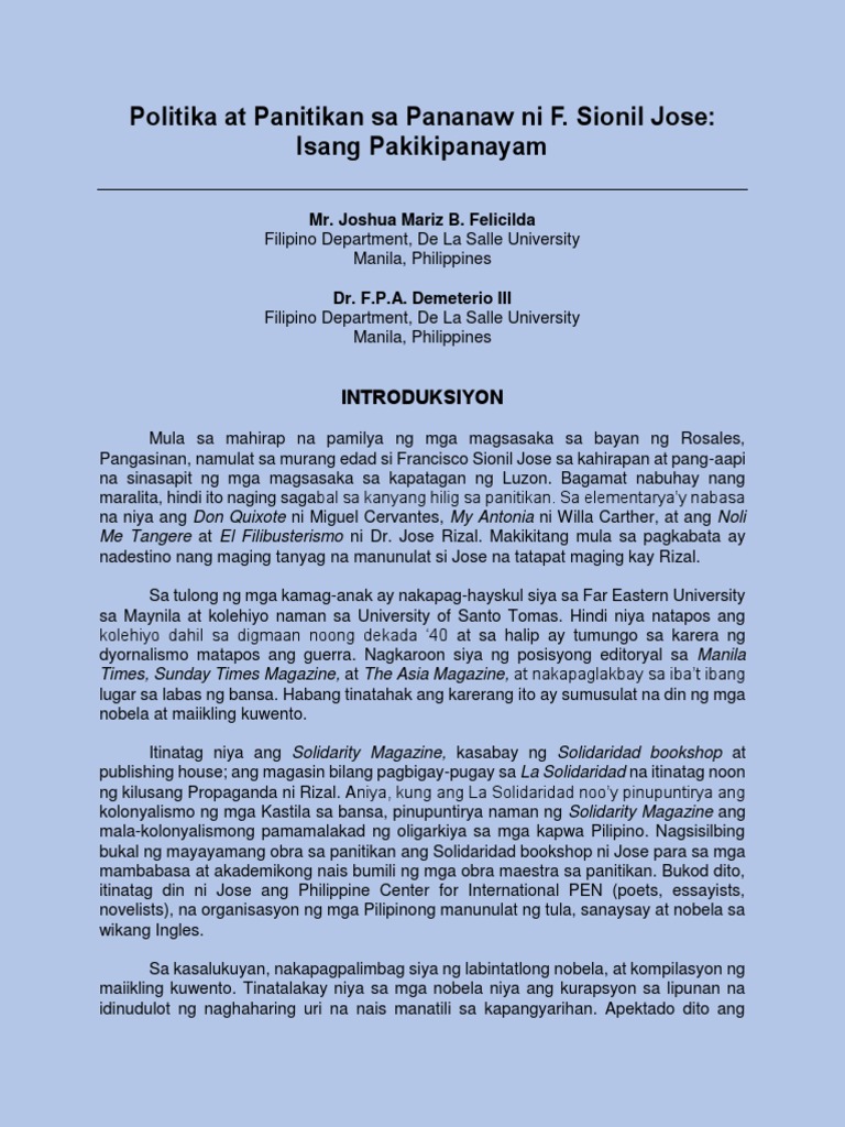 FSJ INterview Final | PDF