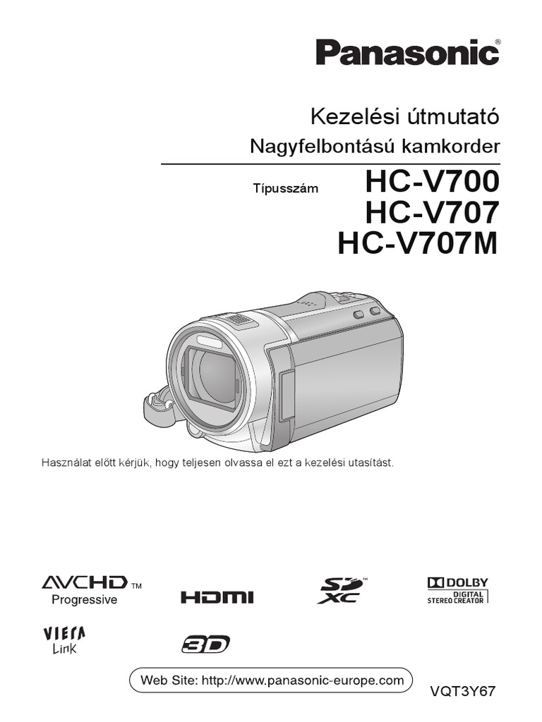 Panasonic HC V700 | PDF