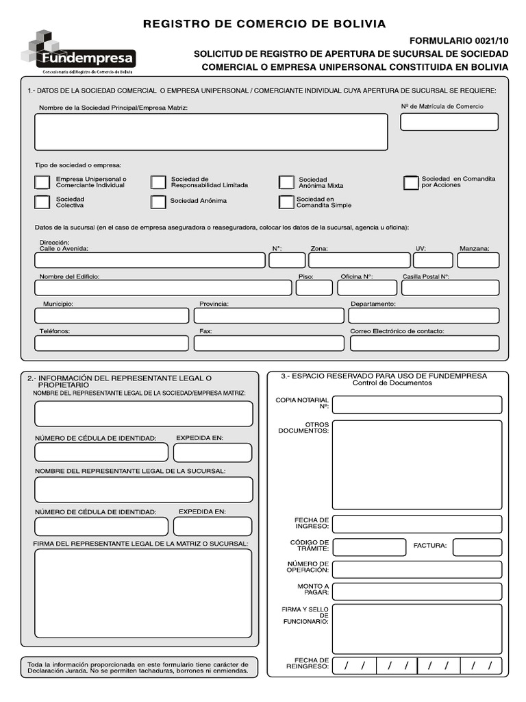 Formulario-021 261 PDF | PDF